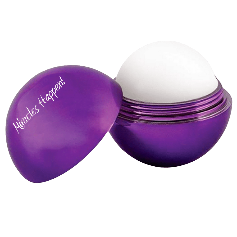 Purple Eos Lip Balm